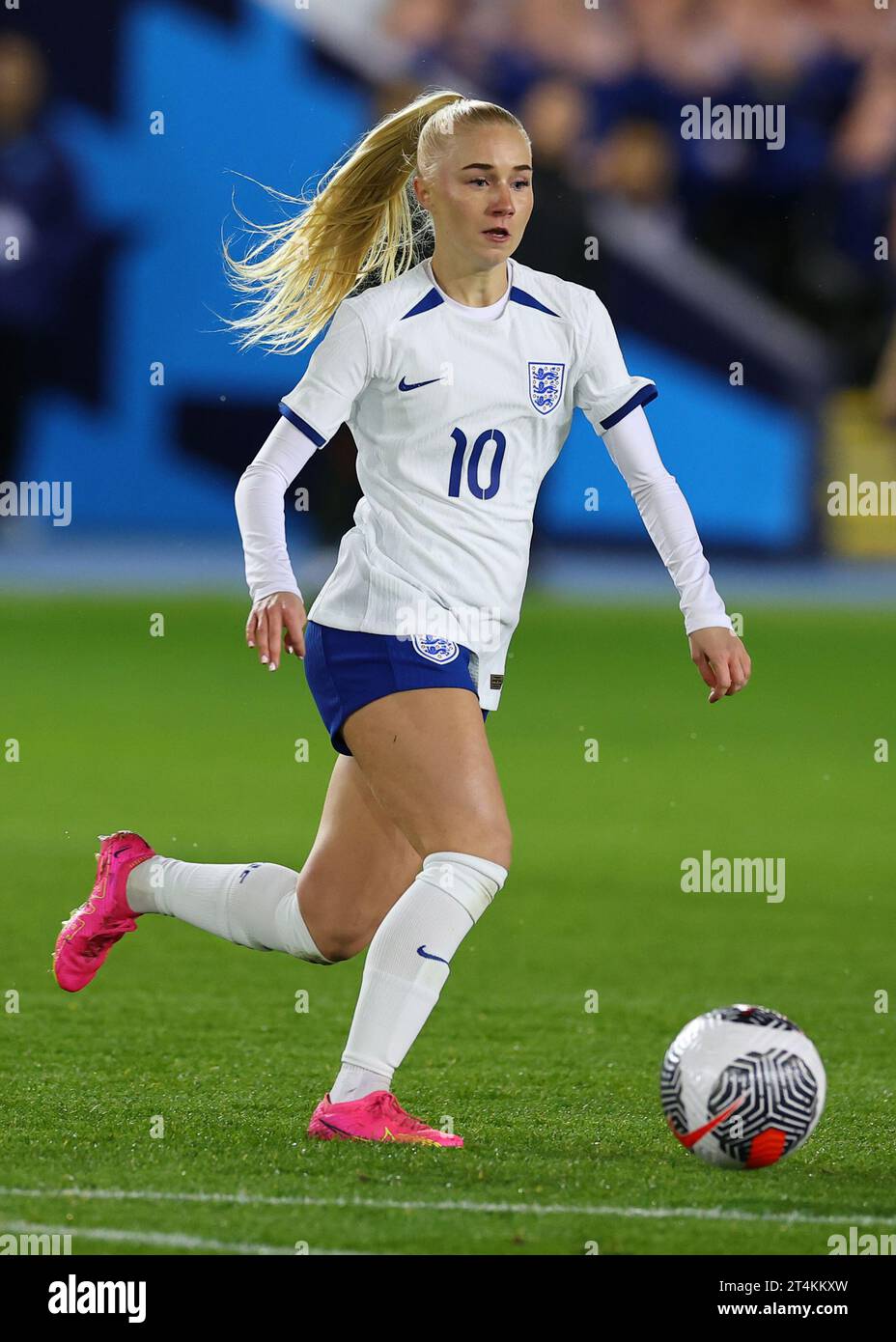 Manchester, England, 30th October 2023. Ebony Salmon of England during ...