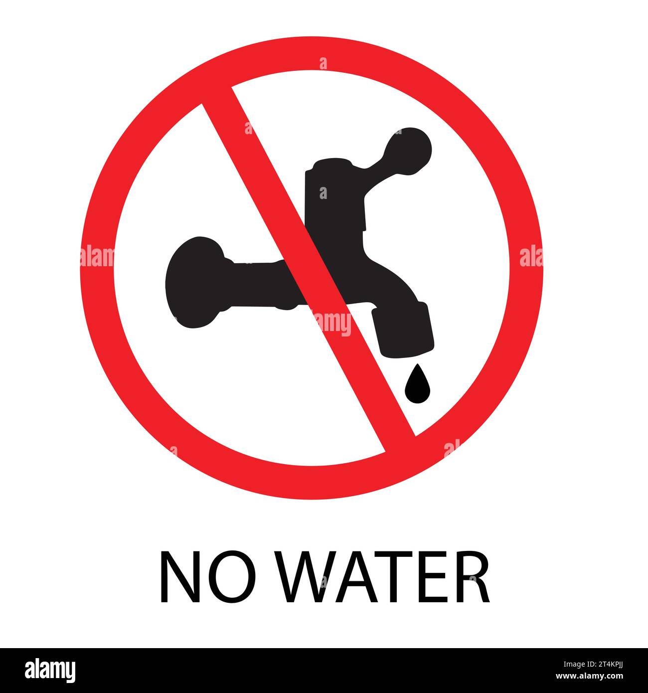 Water danger warning signage Stock Vector Images - Alamy