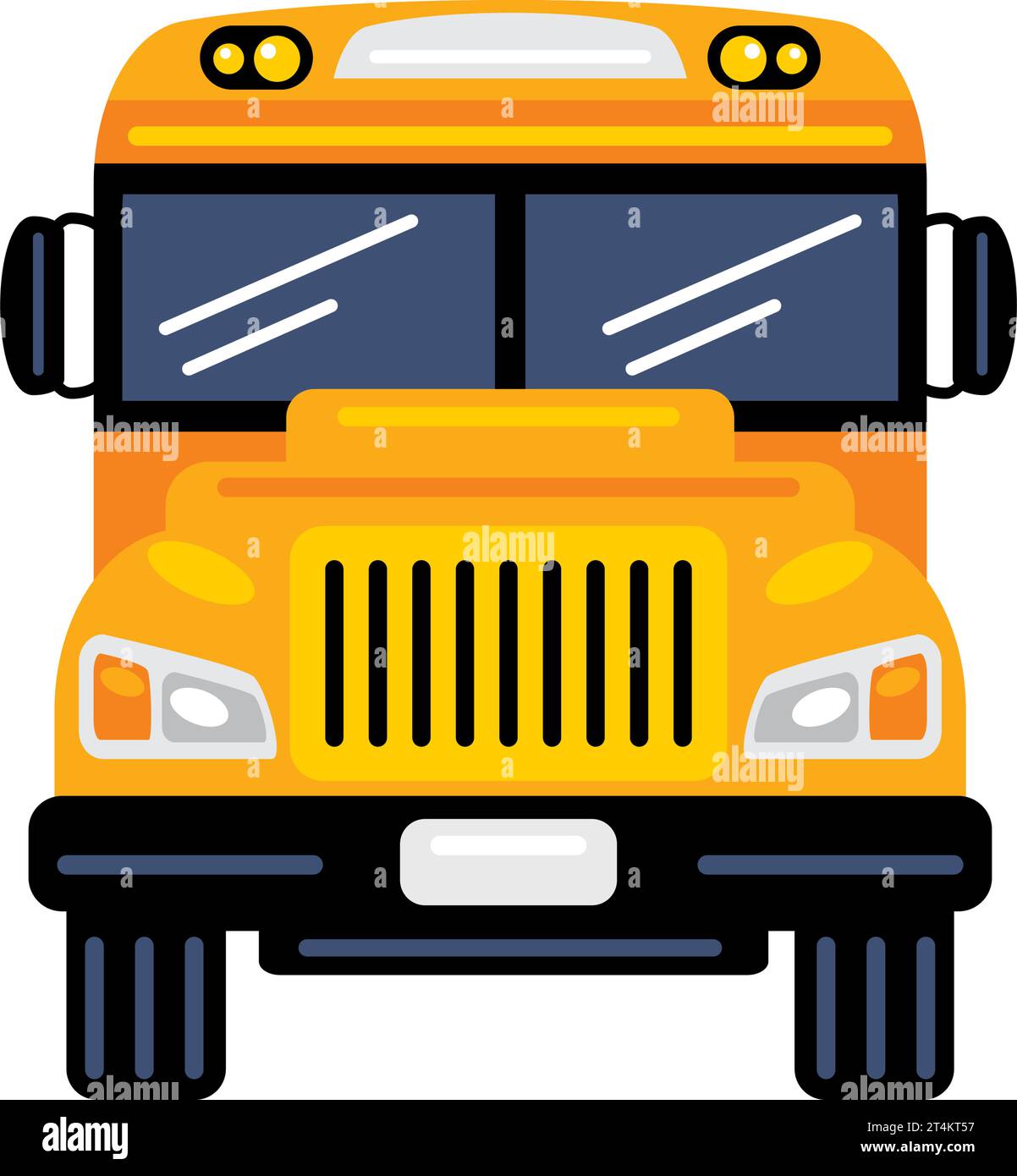 school bus front view Stock Vector Image & Art - Alamy