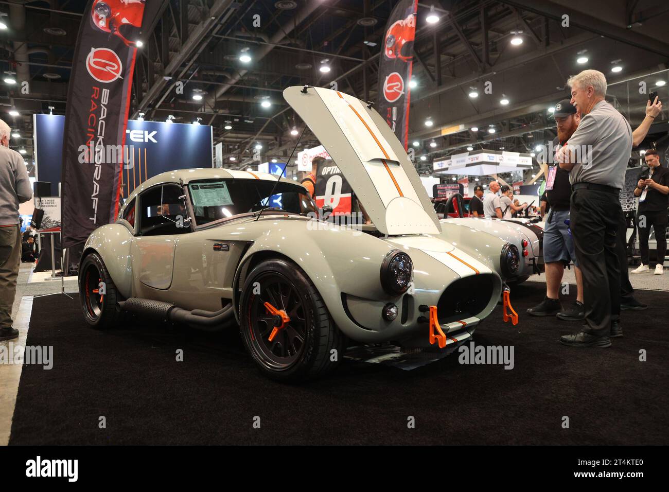 Las Vegas, United States. 31st Oct, 2023. Attendees take a look at a ...