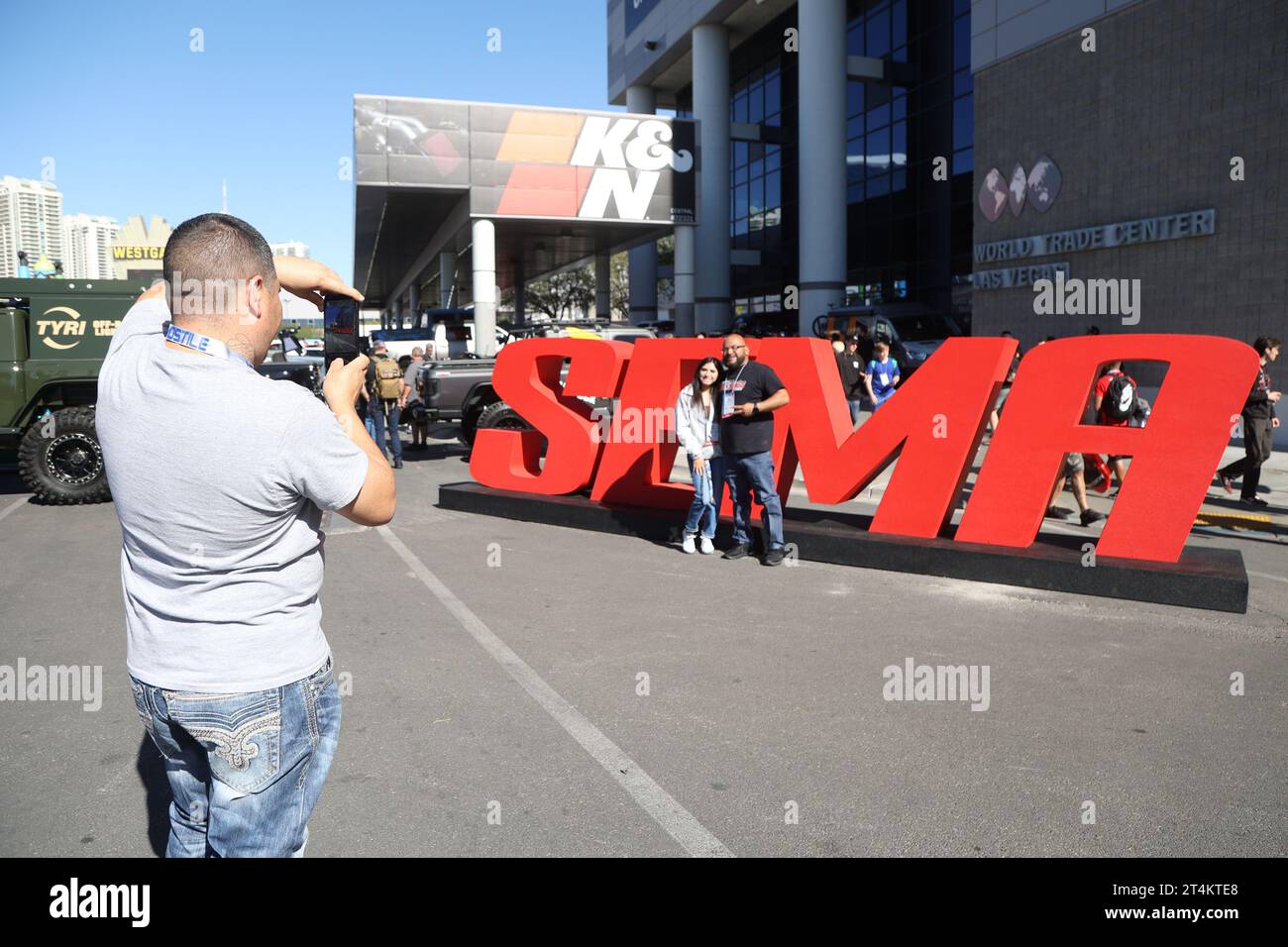 Las Vegas, United States. 31st Oct, 2023. A view of attendees taking ...