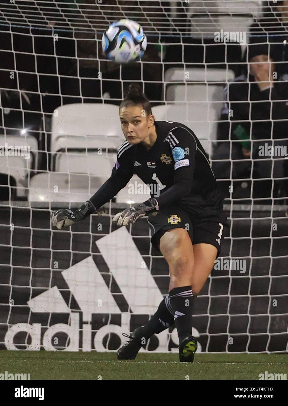 Northern Ireland goalkeeper Shannon Turner during the UEFA Women's ...
