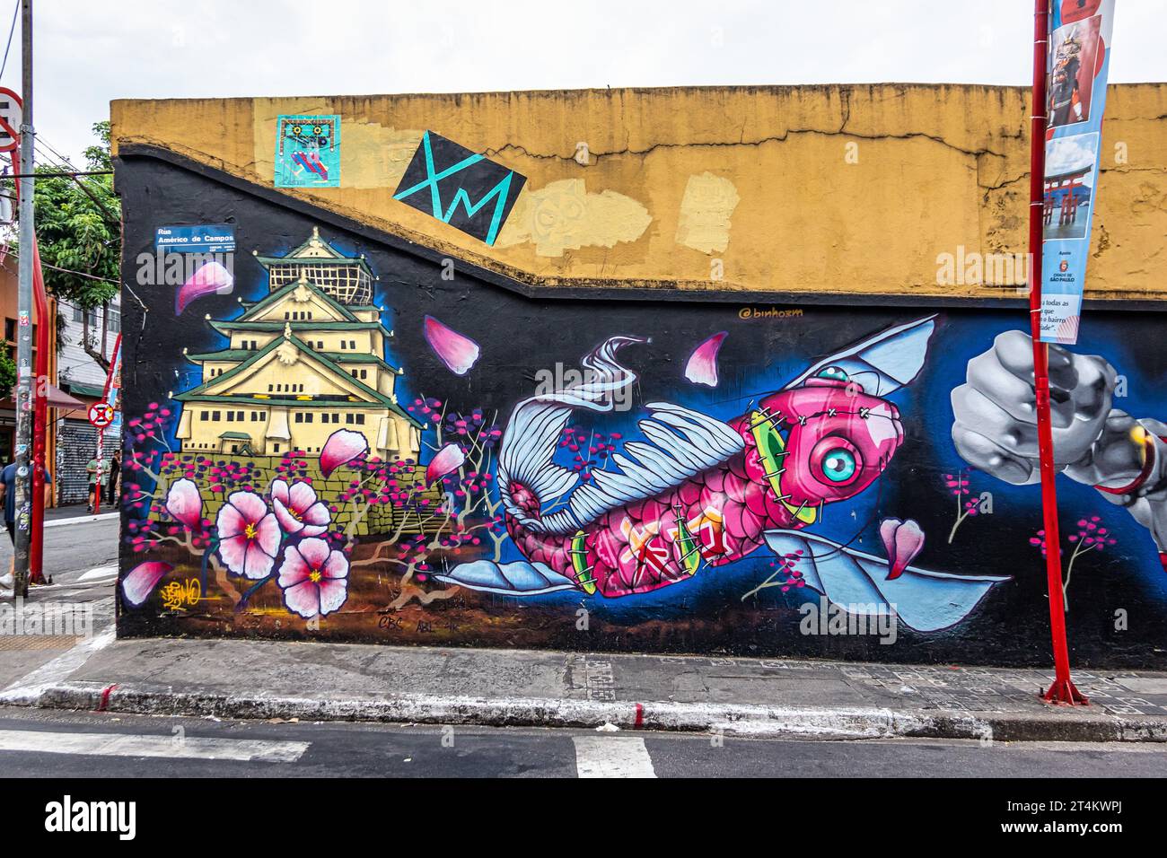 Liberdade neighborhood in Sao Paulo, Brazil is the world's largest ...