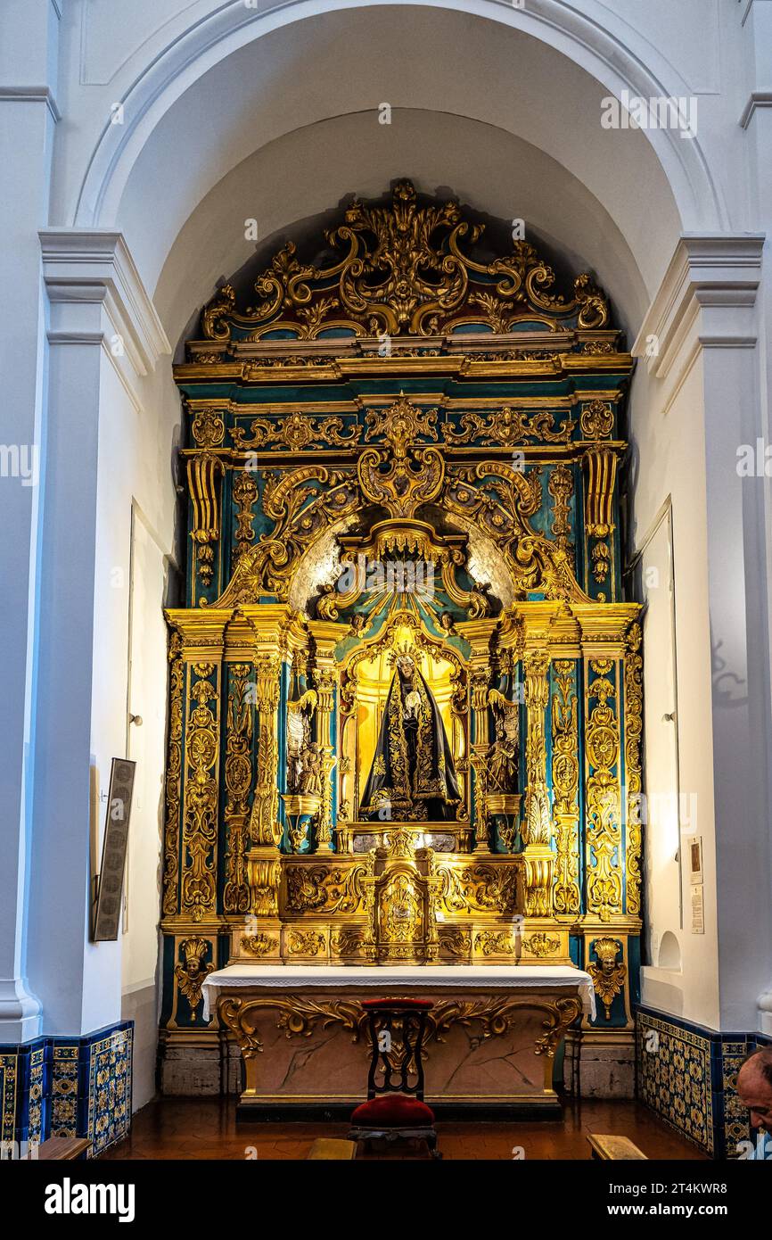 Interior of the basilica Nuestra Senora del Pilar, Our Lady of Pilar ...