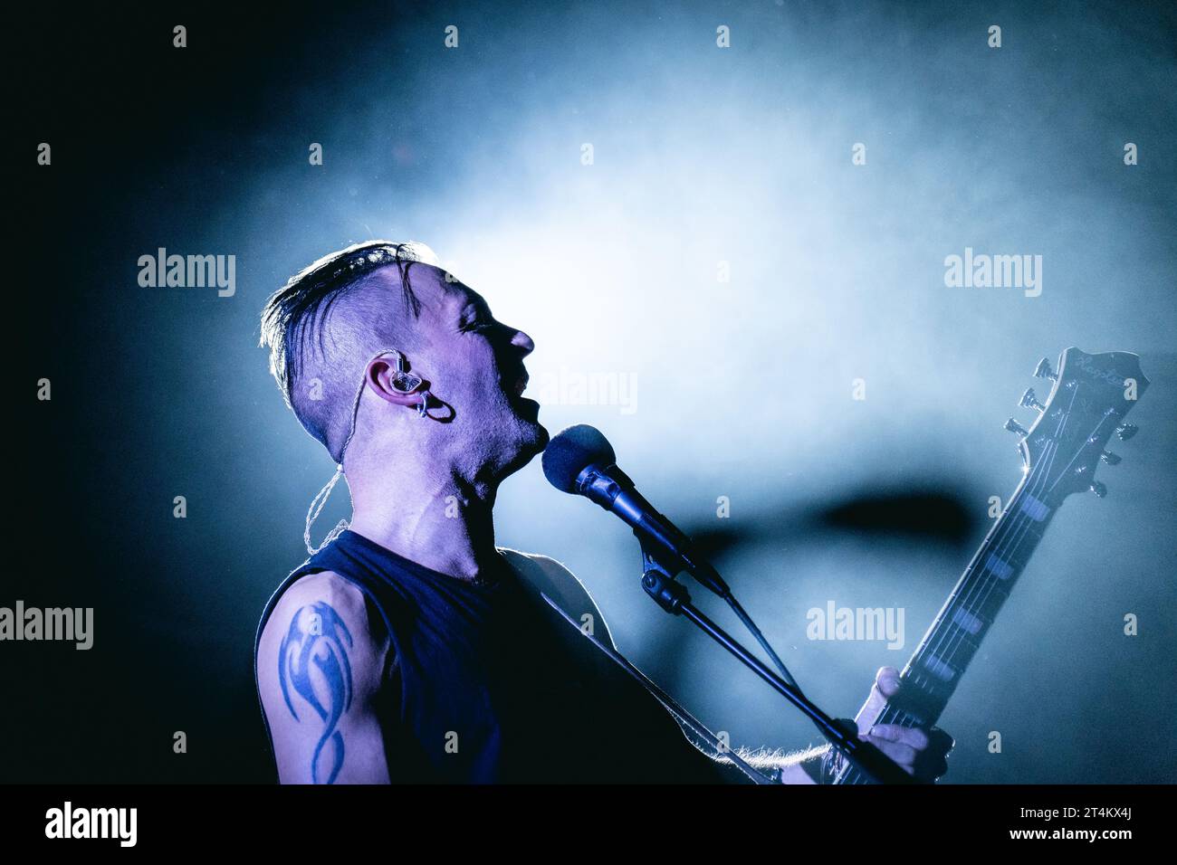Malmö, Sweden. 28th, October 2023. The Greek folk rock band Villagers ...