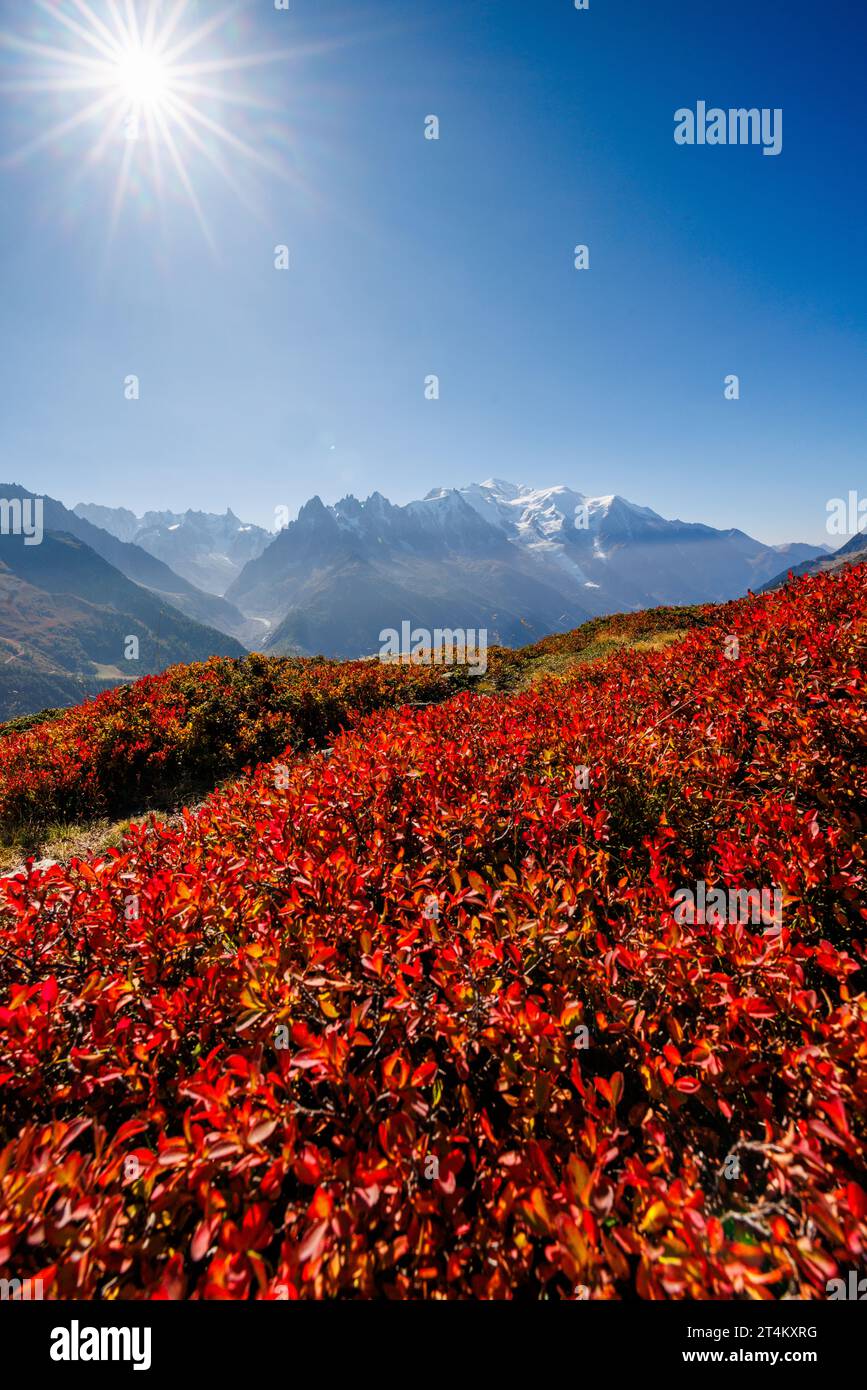 Aiguille du midi mont blanc chamonix frankreich hi-res stock ...