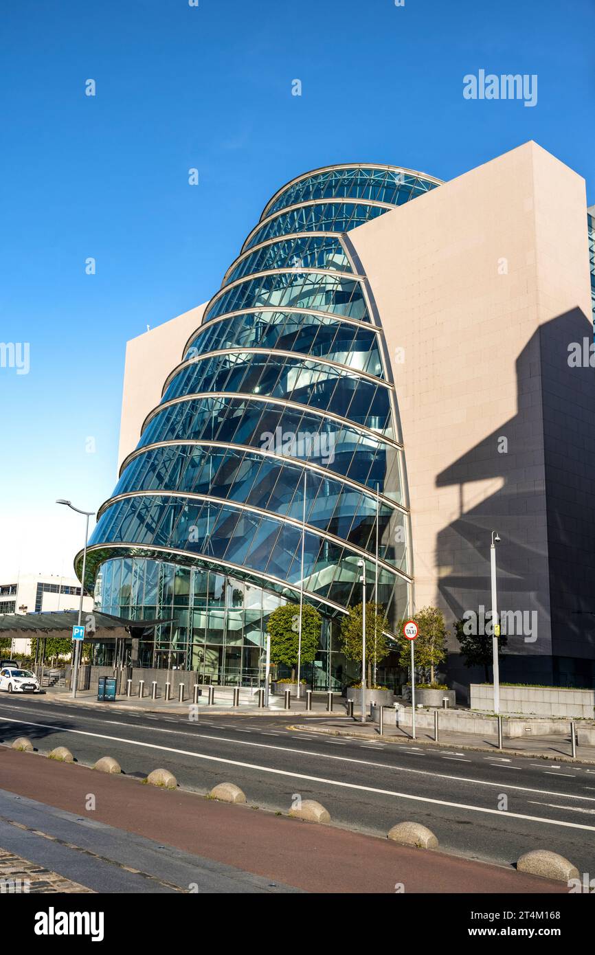 Convention Centre Dublin also known as CCD, overlooking the Liffey River, venue for meetings in ...