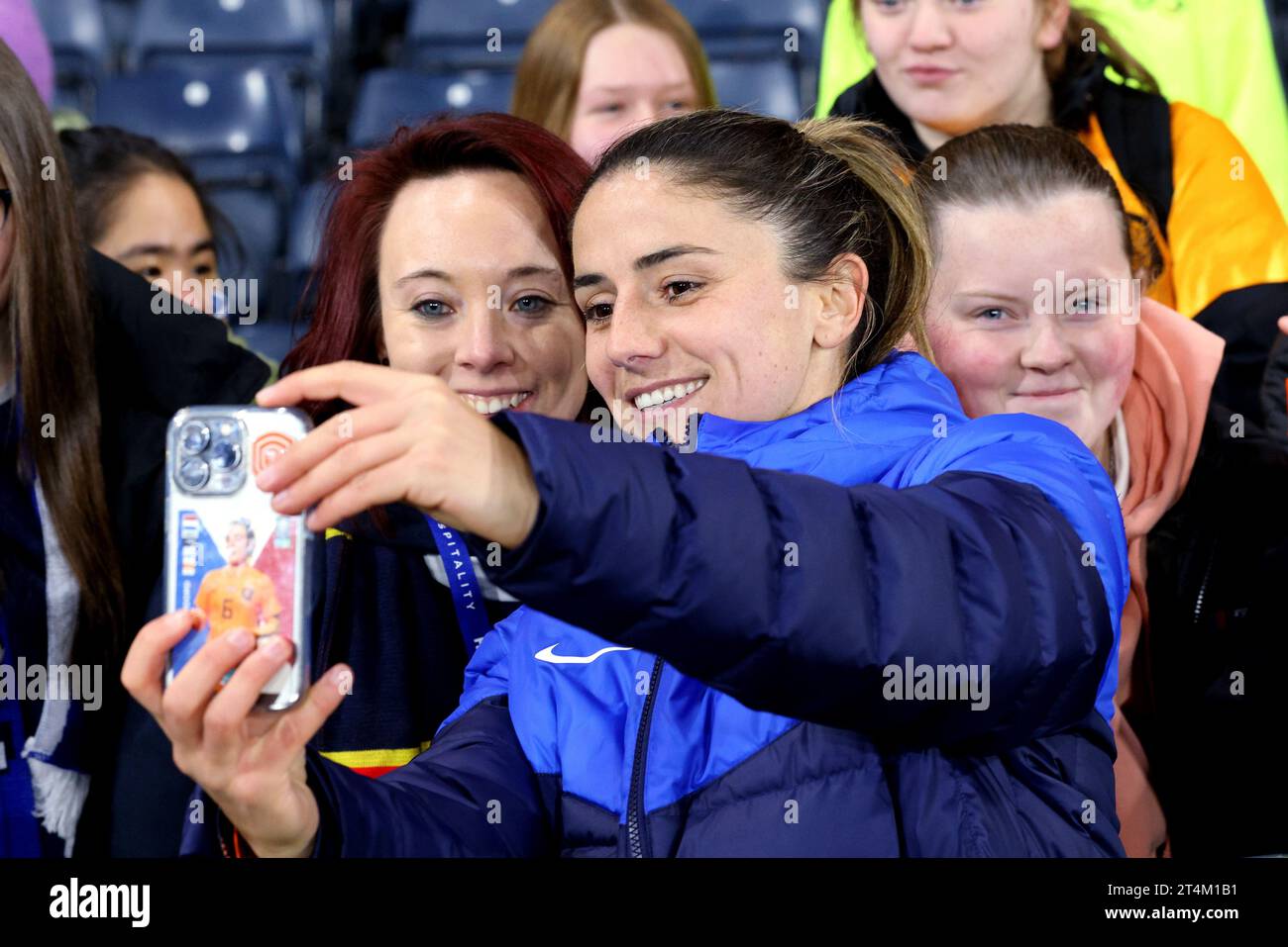GLASGOW - (l-r) Danielle van de Donk of Holland during the UEFA Nations ...