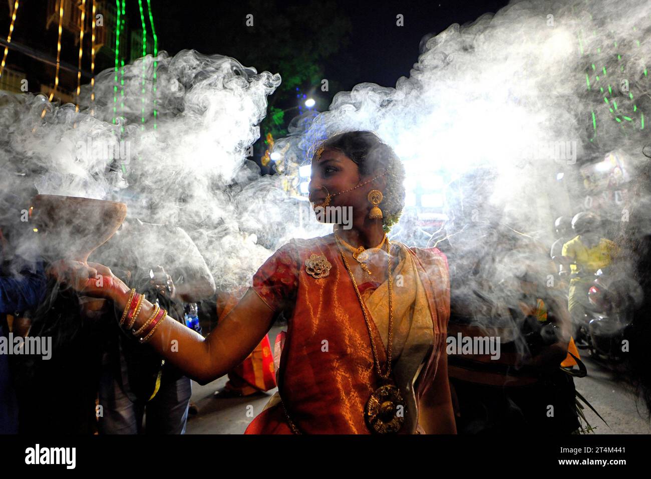 Rituals durga puja festival hi-res stock photography and images - Alamy