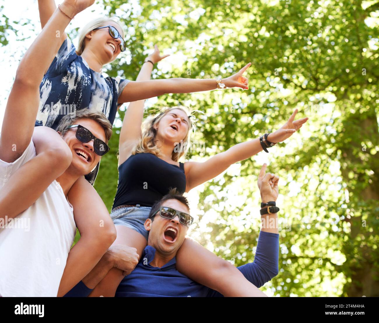 This band is beyond epic. Two guys carrying their girlfriends on their ...