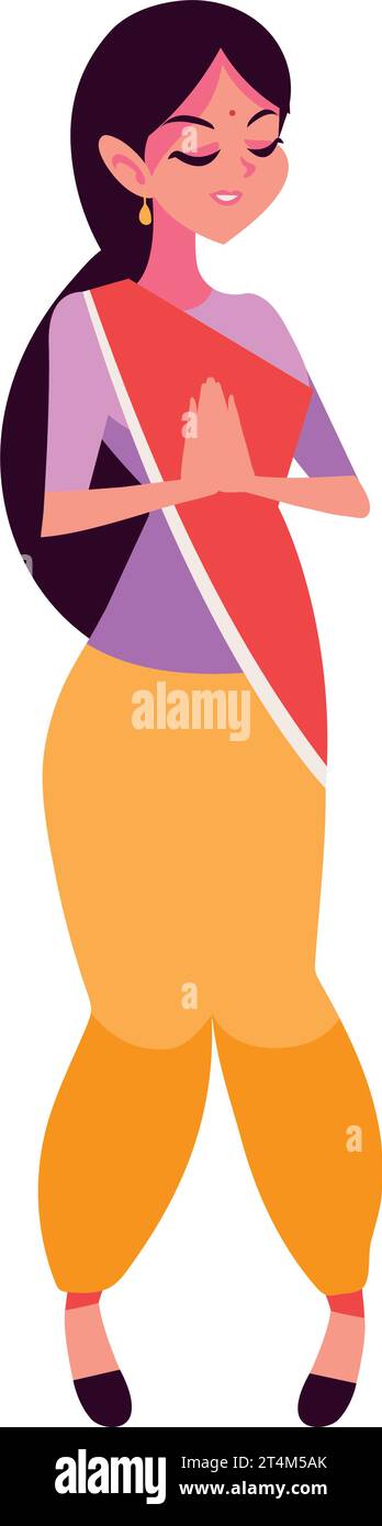 indian girl design Stock Vector Image & Art - Alamy