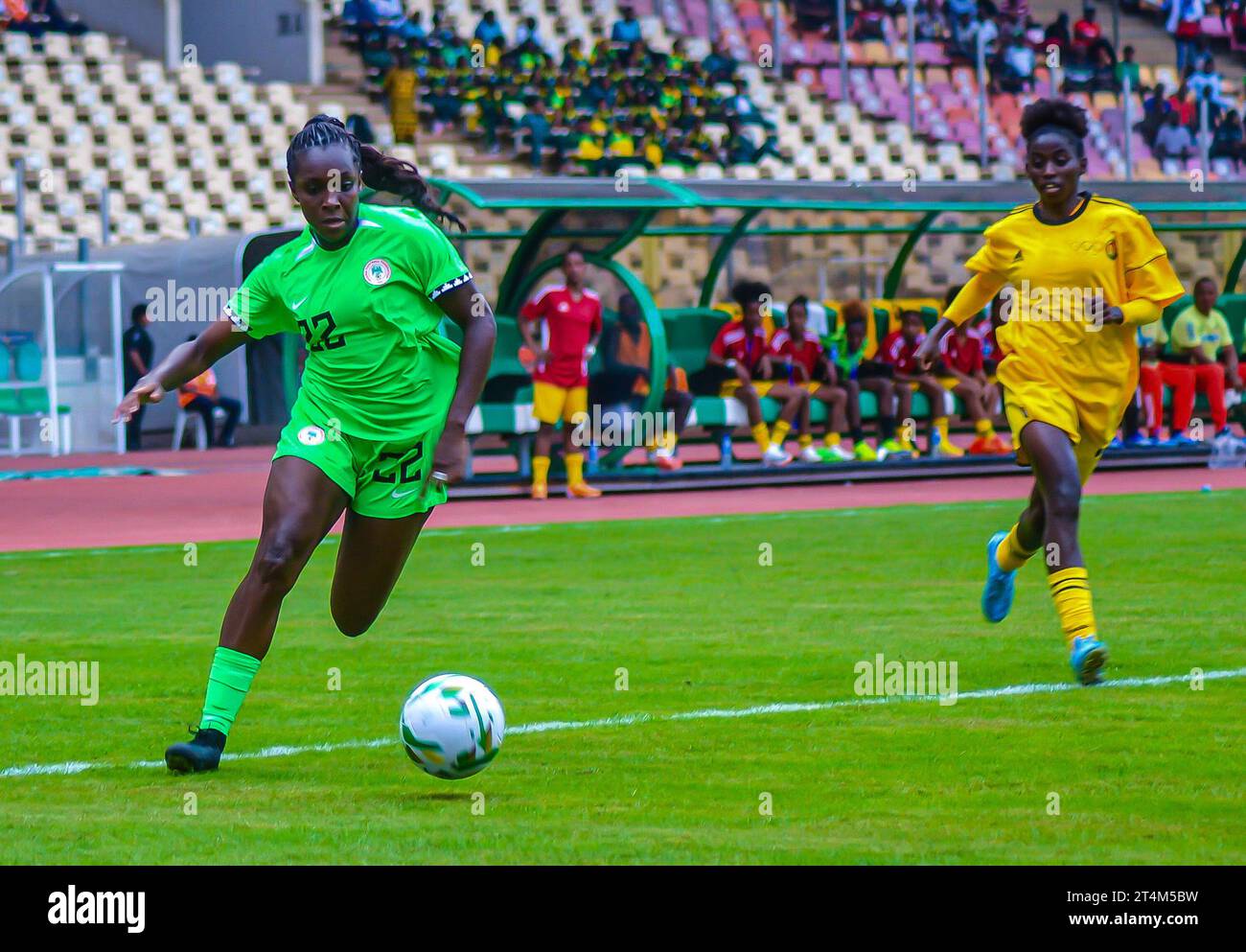 ABUJA, NIGERIA - OCTOBER 31: Michelle Alozie of Nigeria during the ...