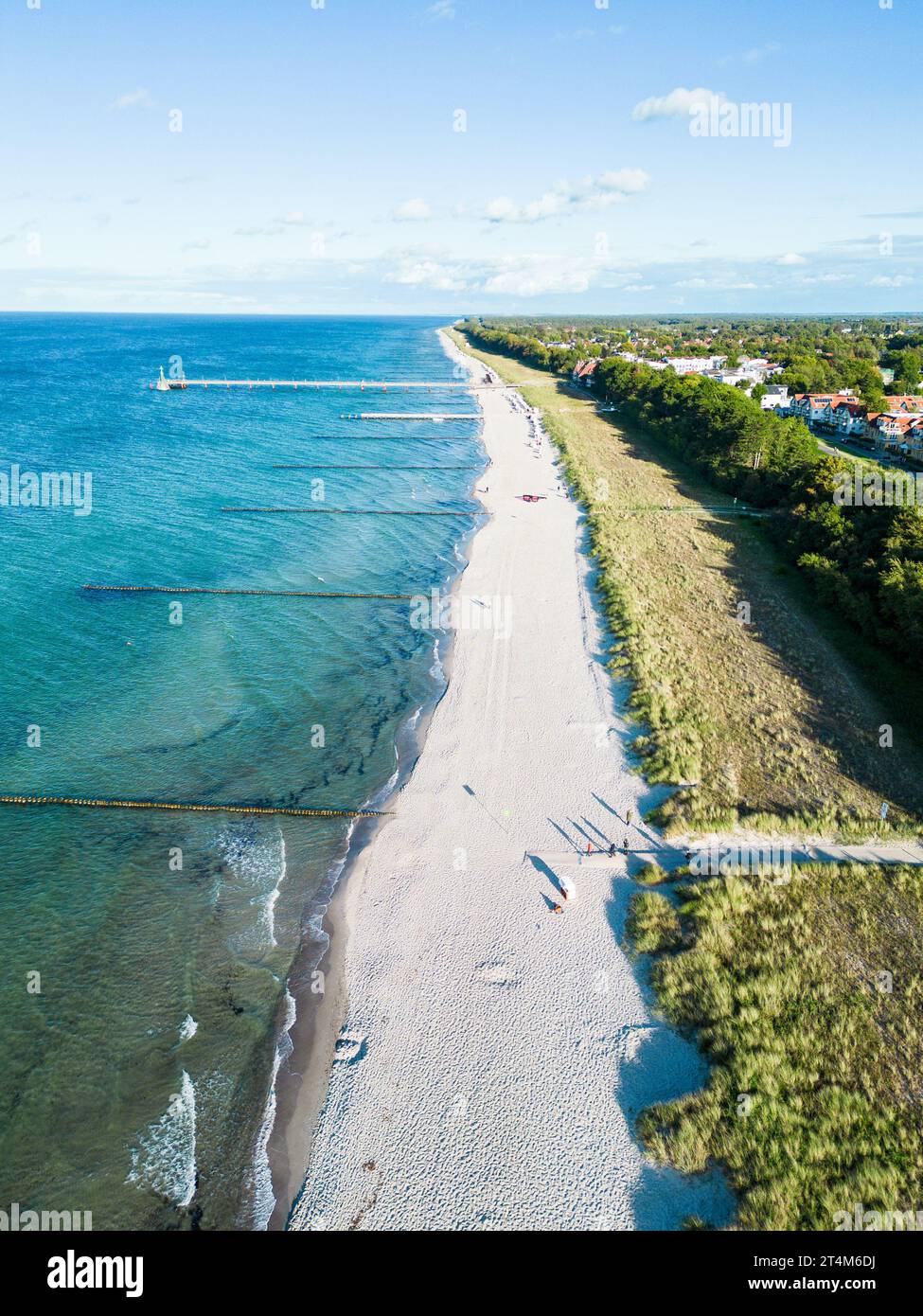 Zingst pier beach diving hi-res stock photography and images - Alamy