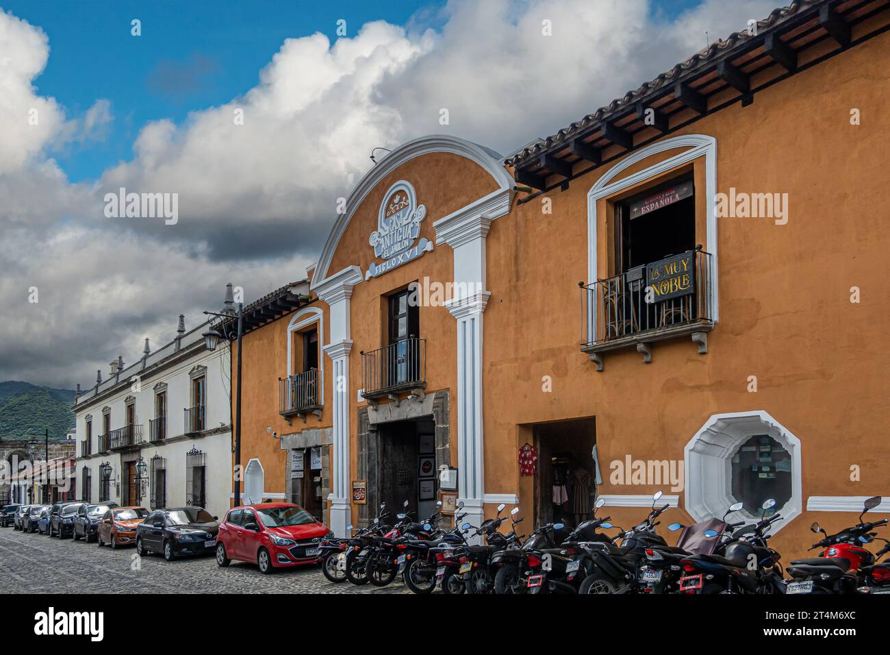 Guatemala, La Antigua - July 20, 2023: Hotel Casa La Antigua El Jaulon ...