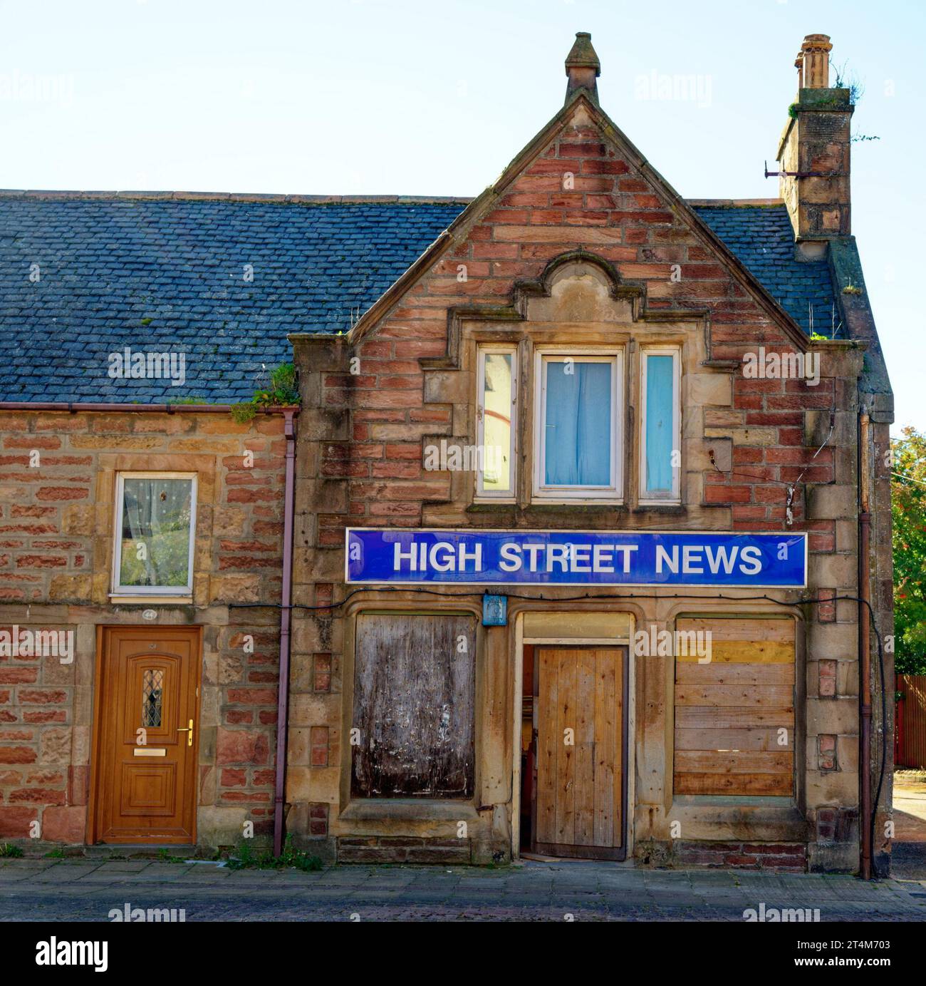 INVERGORDON, SCOTLAND - September 4, 2023: Invergordon is a town in ...