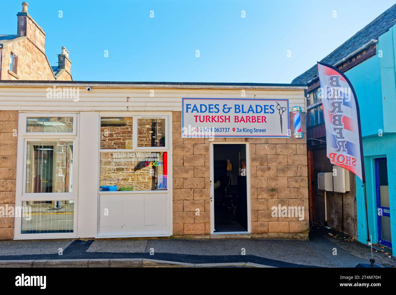 INVERGORDON, SCOTLAND - September 4, 2023: Invergordon is a town in ...