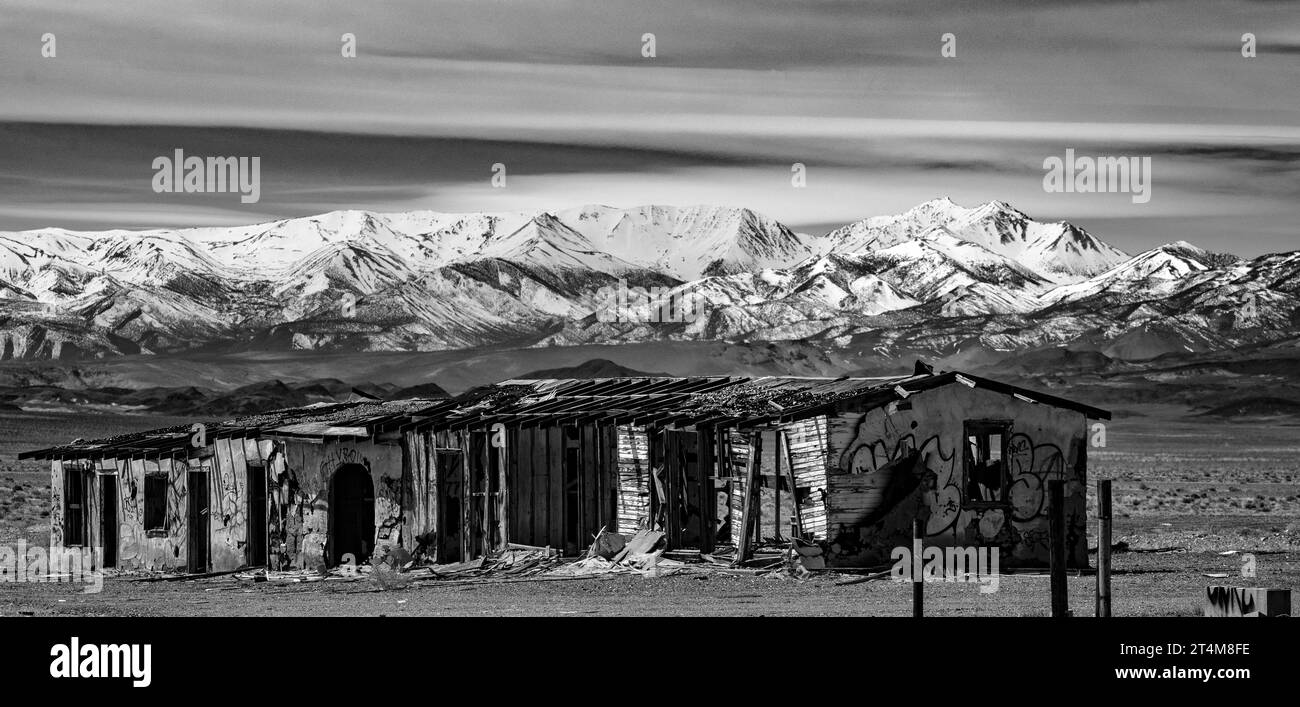 Nevada border town Black and White Stock Photos & Images - Alamy