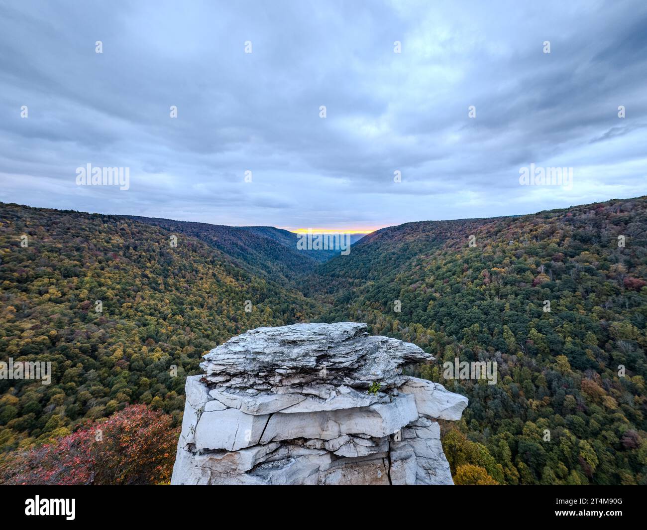 A breathtaking view from Lindy Point, showcasing the vibrant fall ...