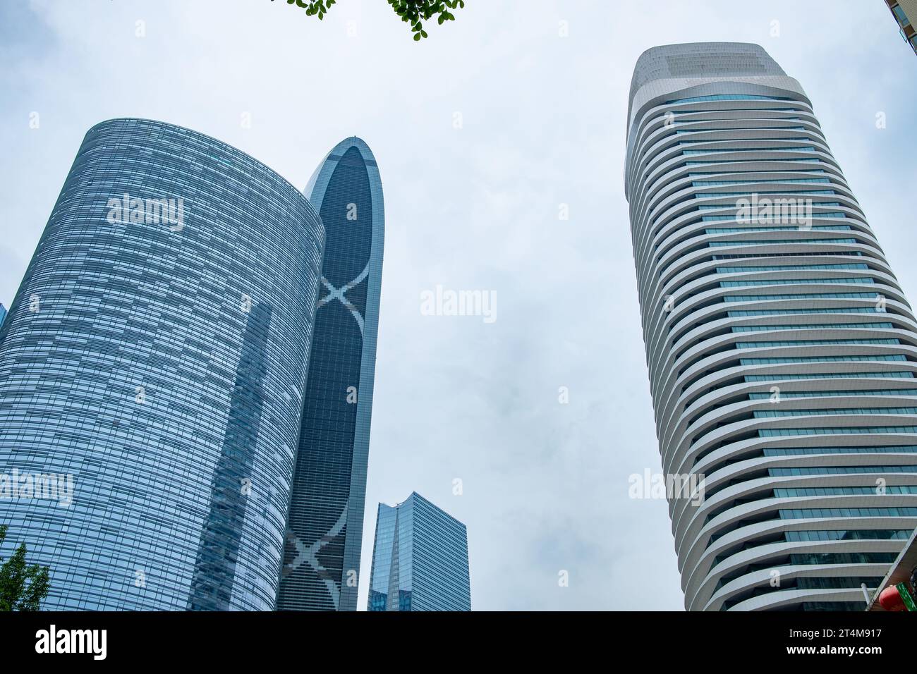 commercial buildings in a cloudy day horizontal composition Stock Photo ...