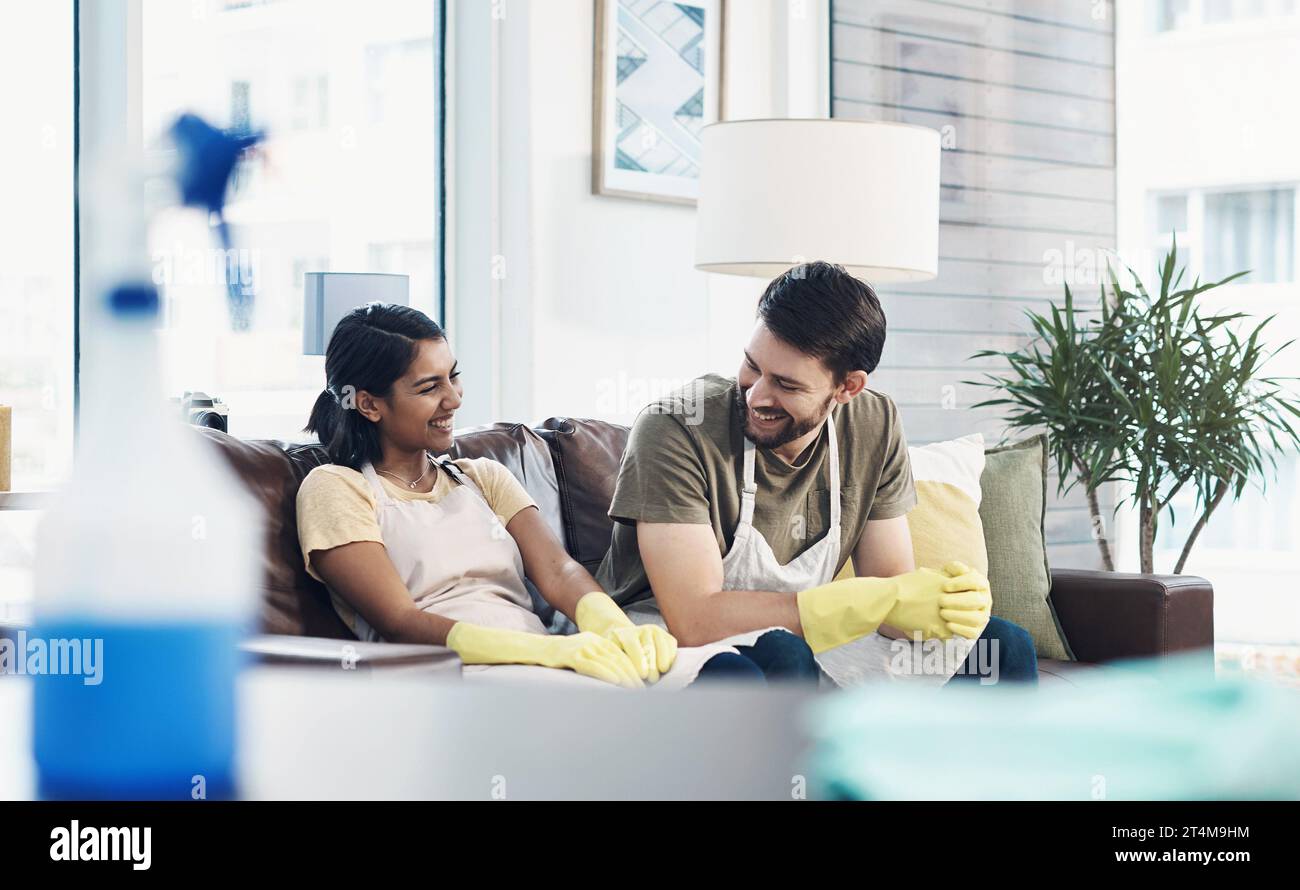The daily routine couldn’t dull the shine of their love. a happy young ...