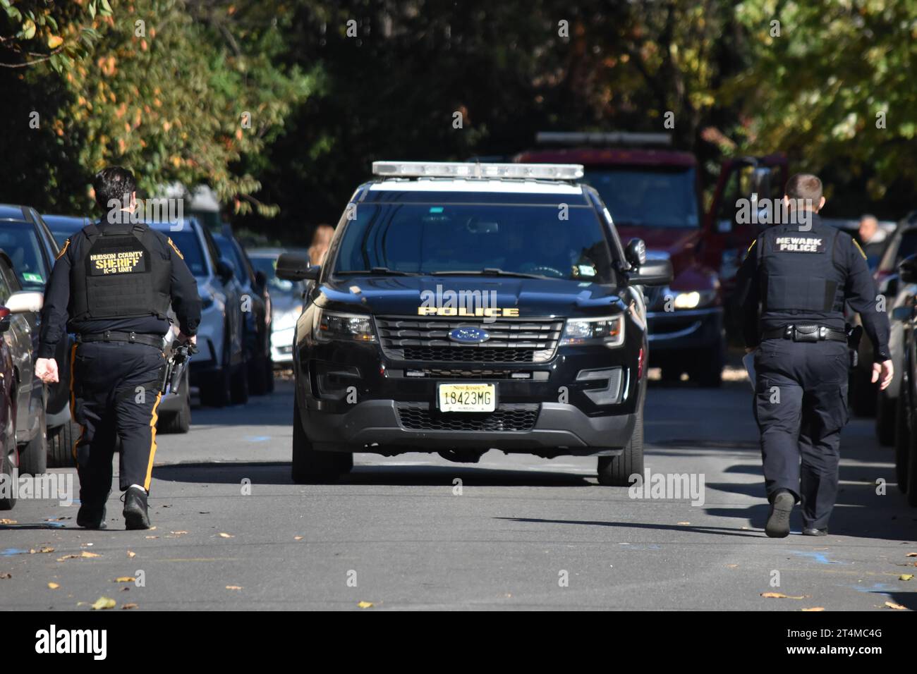 Newark police car hi-res stock photography and images - Alamy