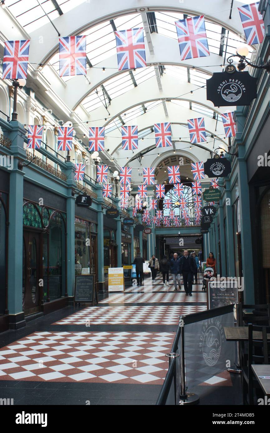 The Great Western Arcade in central Birmingham, England, UK Stock Photo ...