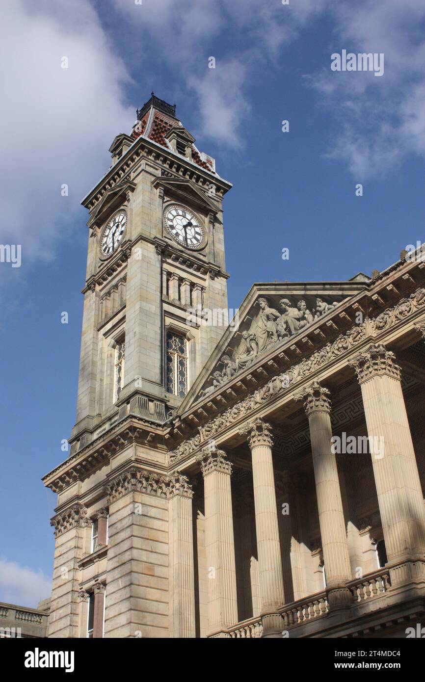 The clocktower in Chamberlain Square, Birmingham, England, UK Stock ...