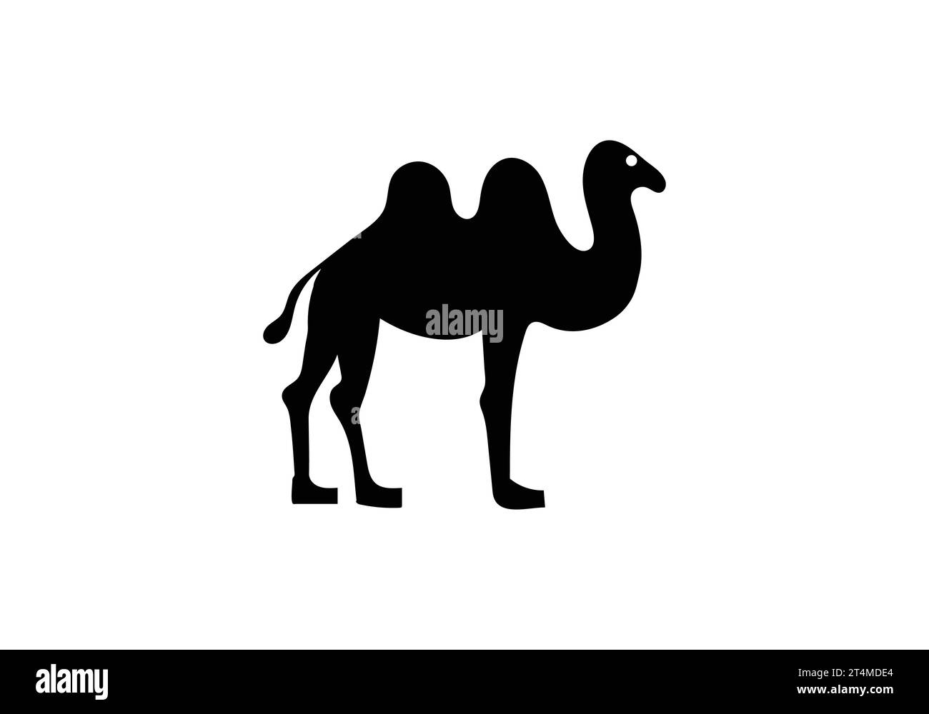 Bactrian Camel minimal style Bactrian Camel icon illustration design ...
