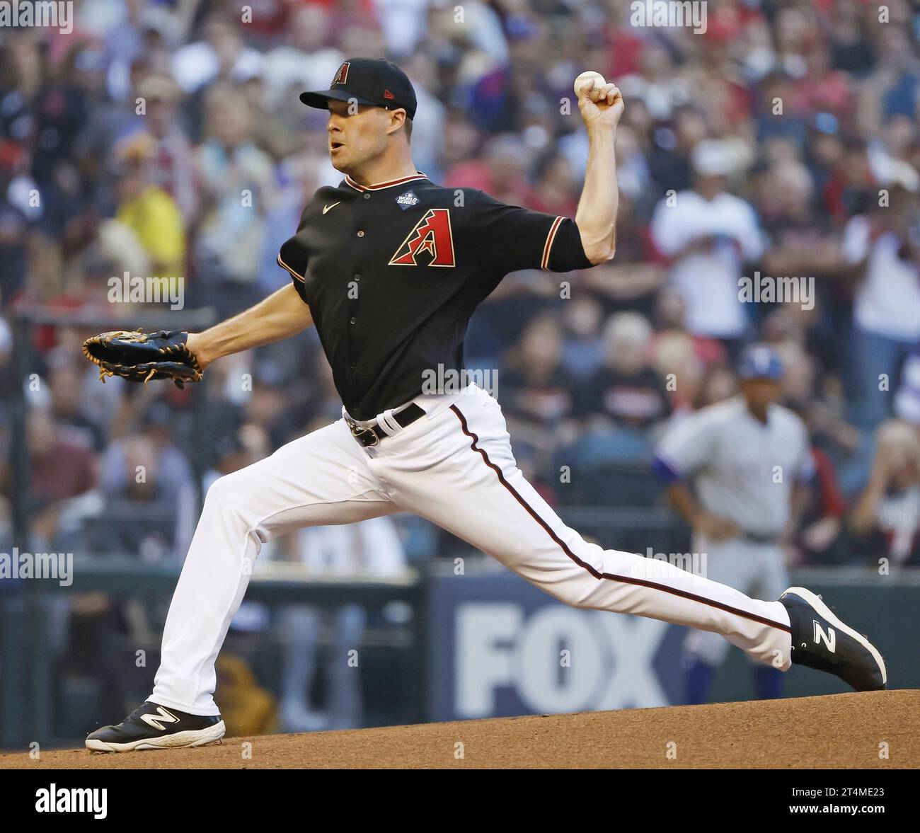 Arizona Diamondbacks starting pitcher Joe Mantiply takes the mound ...