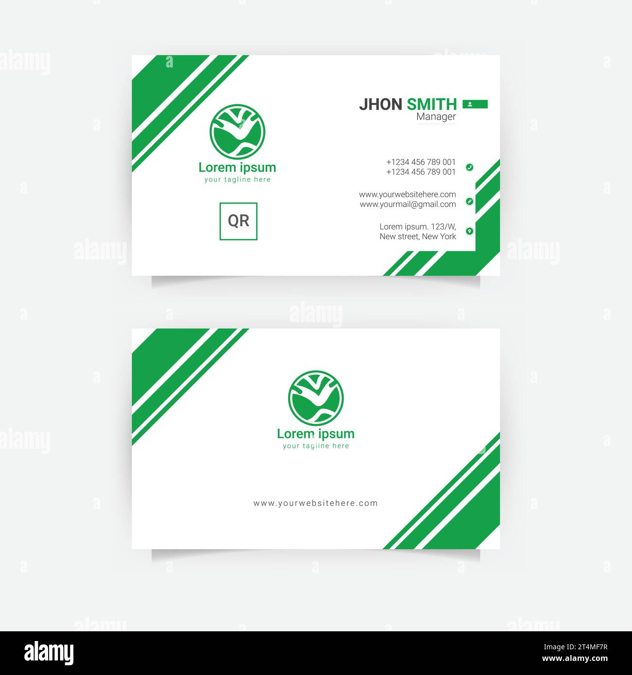 Business card design examples hi-res stock photography and images - Alamy
