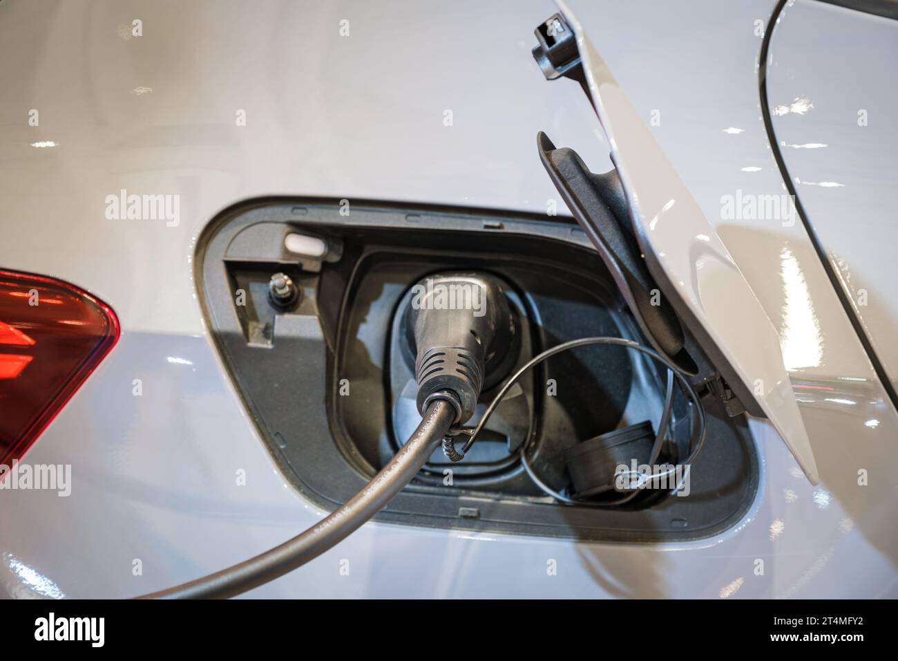 Electric Vehicle EV Charging Socket Plug Port Stock Photo - Alamy
