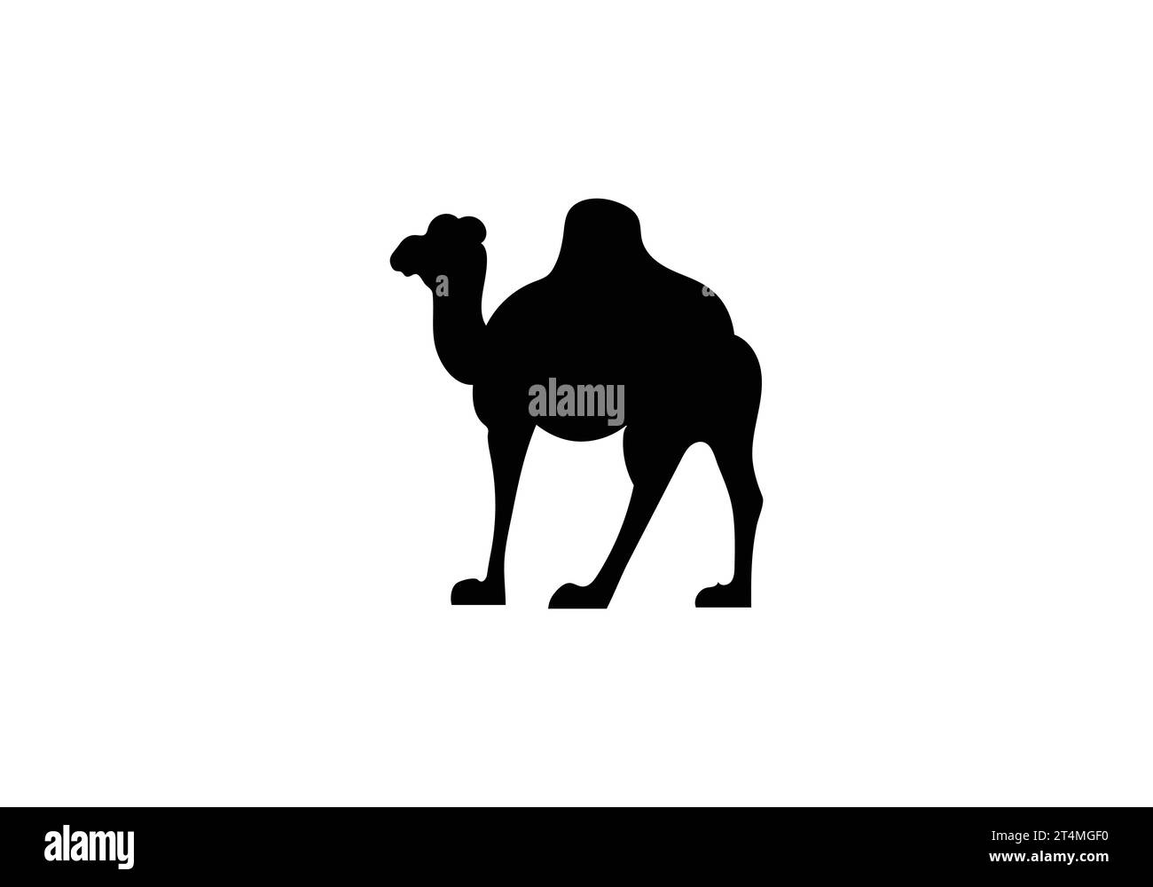 Camel bactrian camelus Stock Vector Images - Alamy