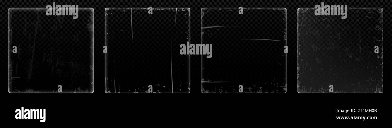 Old vintage vinyl album paper cover overlay frame. Retro music cd worn ...