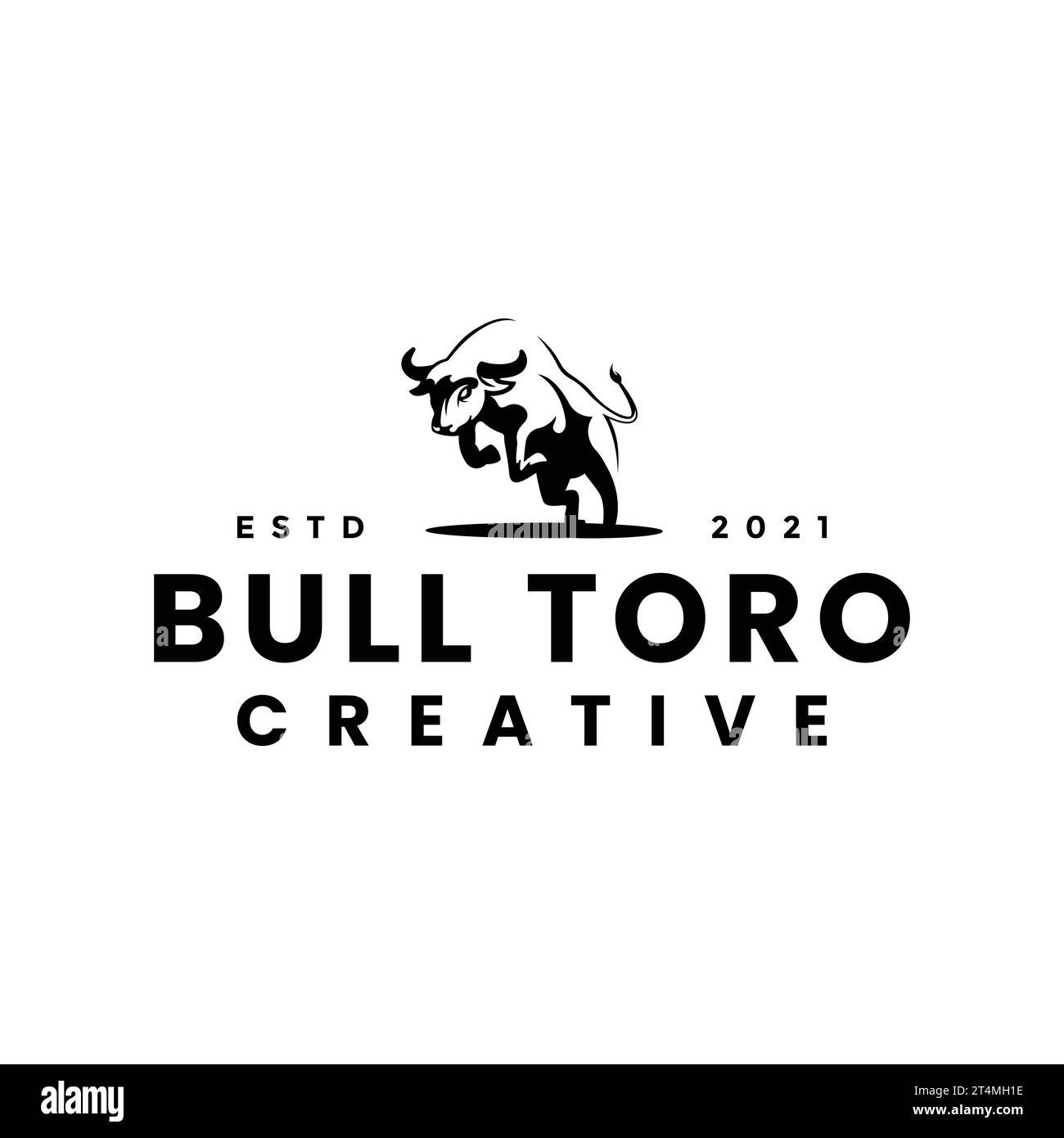 Rodeo toro logo Cut Out Stock Images & Pictures - Alamy