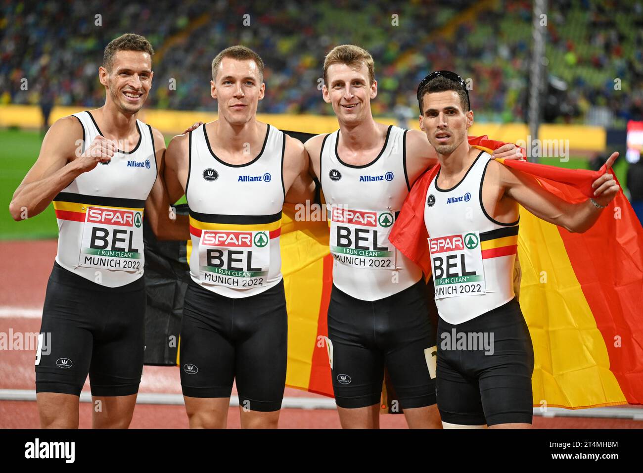 Alexander Doom, Julien Watrin, Kevin Borlée, Dylan Borlee (Belgium ...