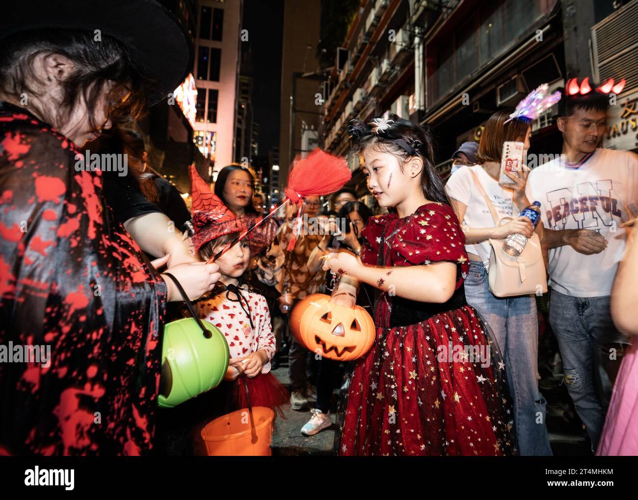 **CHINESE MAINLAND, HONG KONG, MACAU AND TAIWAN OUT** People celebrate ...