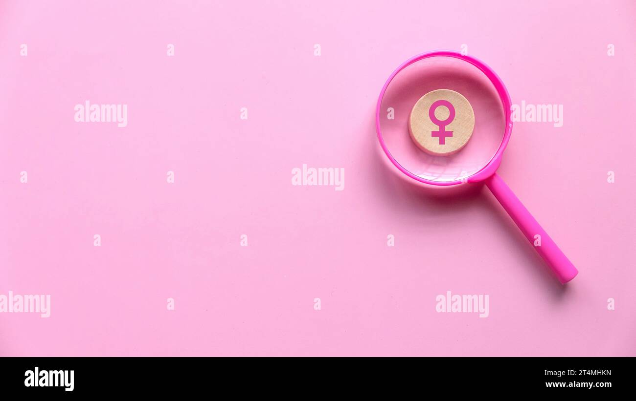 Questions and answers about women concept. Women symbol over a ...