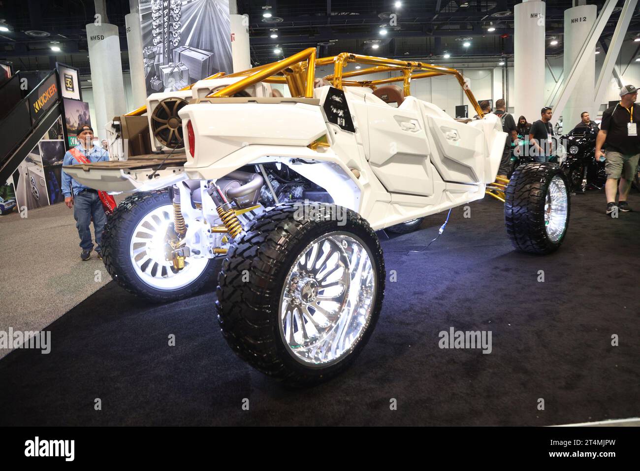 Las Vegas, United States. 31st Oct, 2023. A view of a customized Can-Am ...