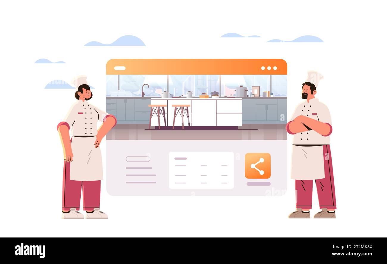 Team working together chefs Cut Out Stock Images & Pictures - Alamy