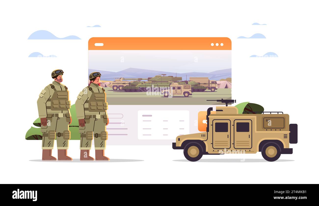 Woman army car Stock Vector Images - Alamy