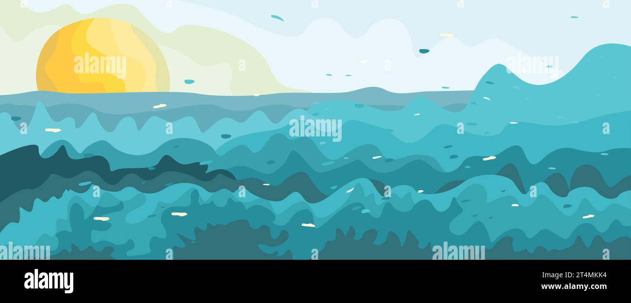 Colorful abstract scenery background Royalty Free Vector Stock Vector ...