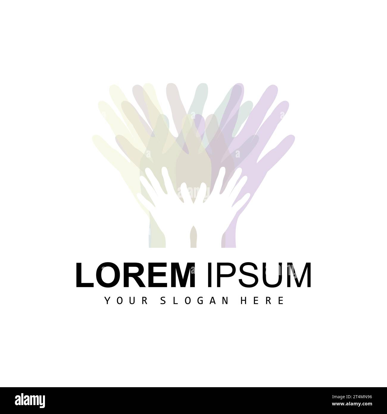 Hand design logo hi-res stock photography and images - Alamy