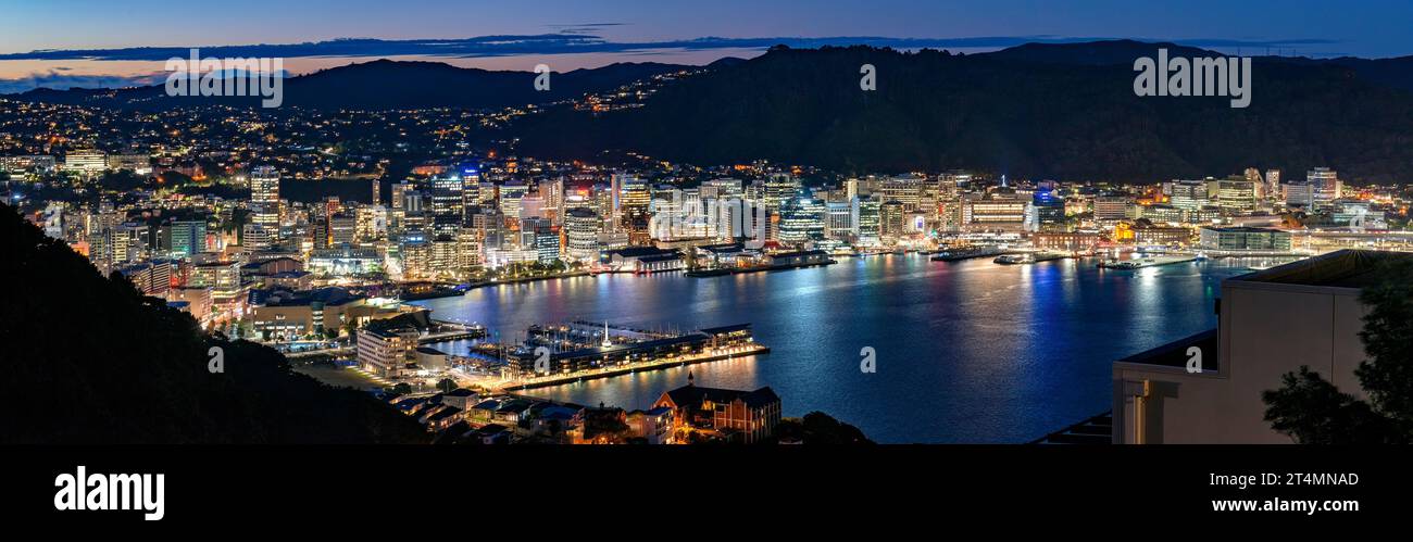 Wellington city waterfront, Capital of New Zealand photographed at ...