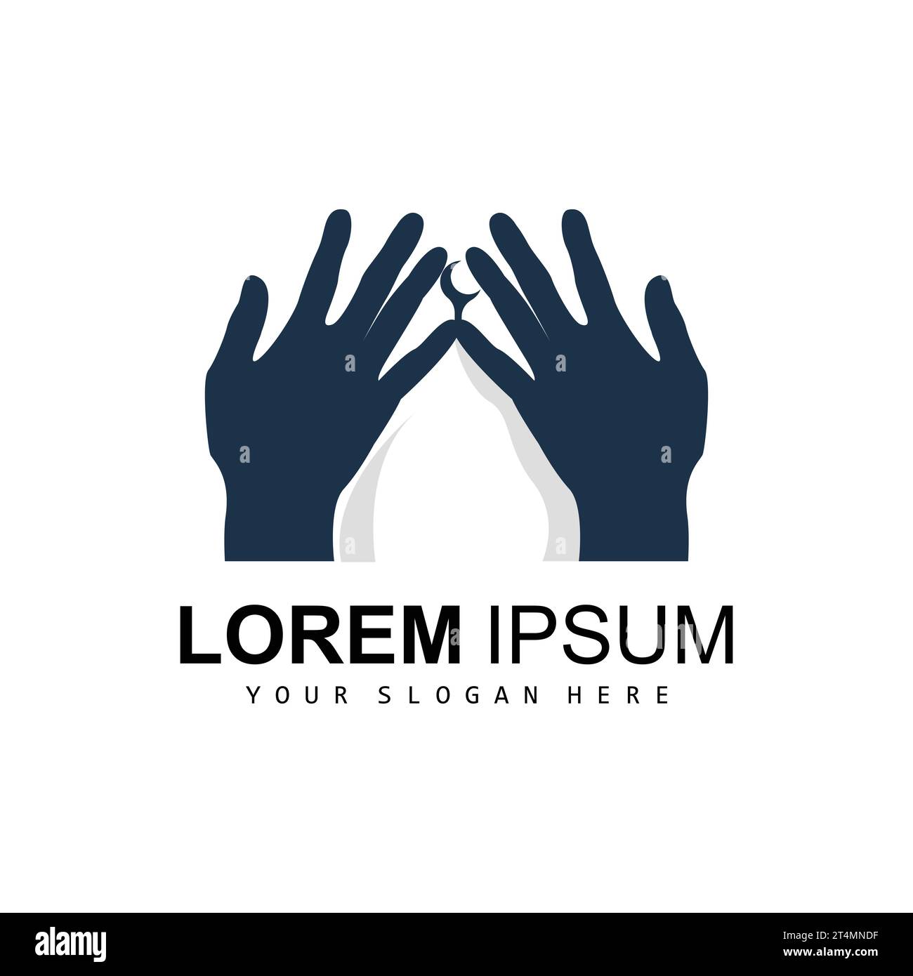 House building hand friendship Stock Vector Images - Alamy