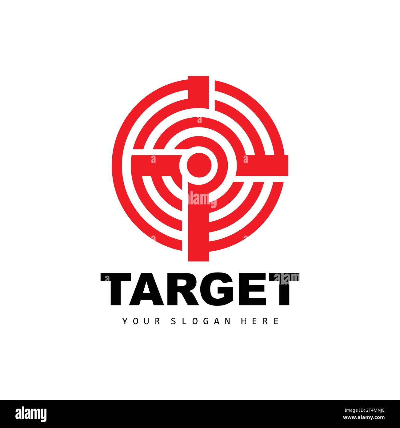Target Logo, Arrow Shooting Design, Arrow Aim Target Icon Vector Stock ...