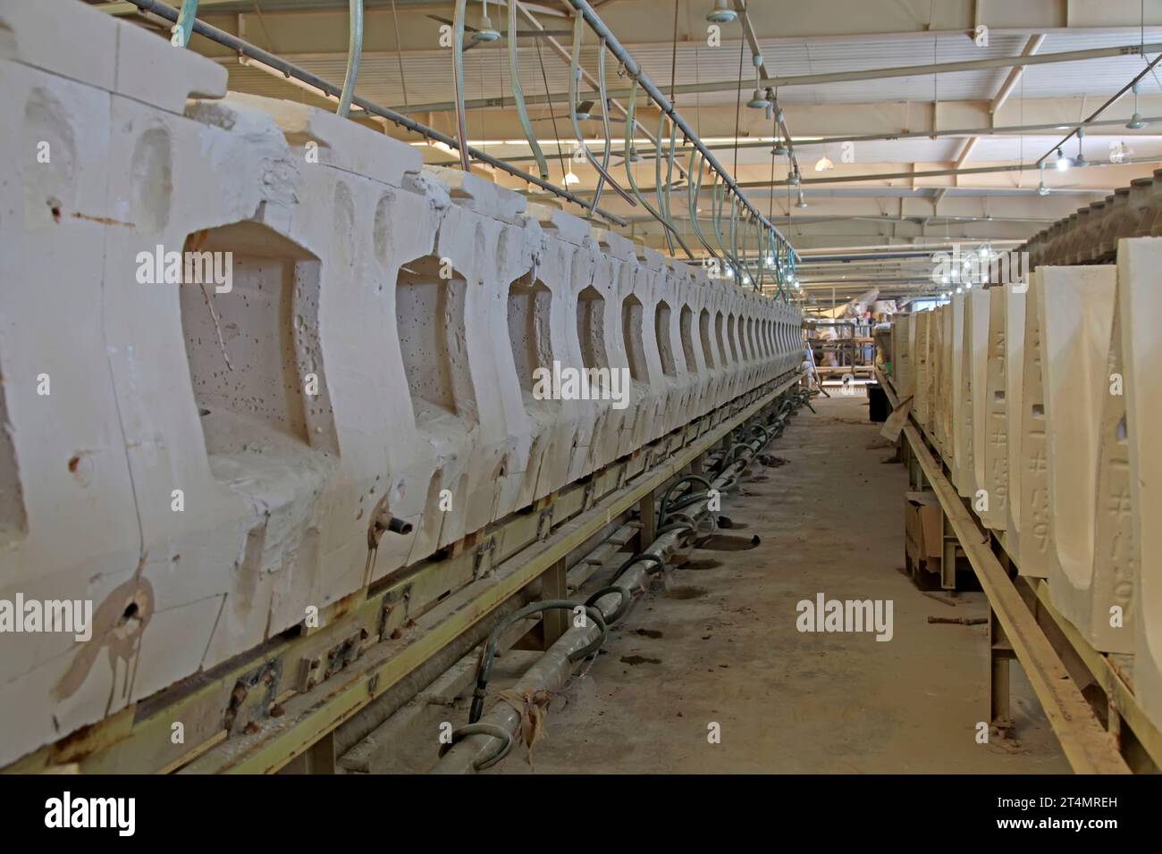 Ceramic mould in a factory, closeup of photo Stock Photo - Alamy