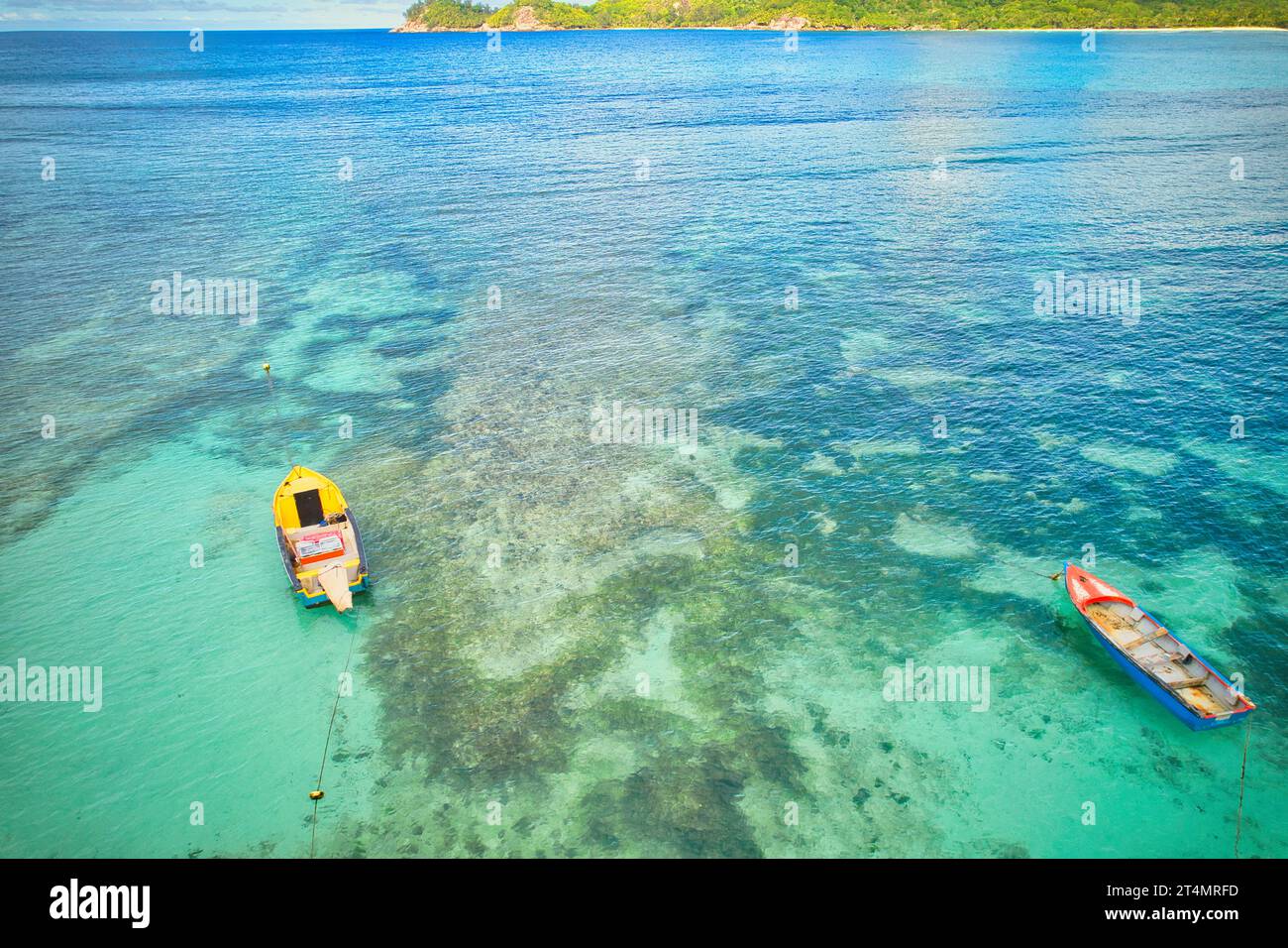 Mahe island seychelles aerial low hi-res stock photography and images ...