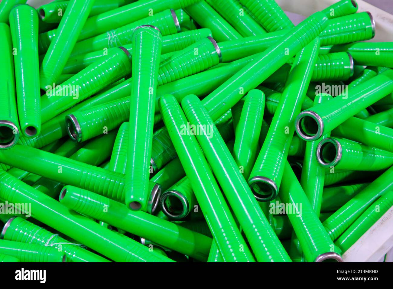 plastic material spindles rollers, closeup of photo Stock Photo - Alamy