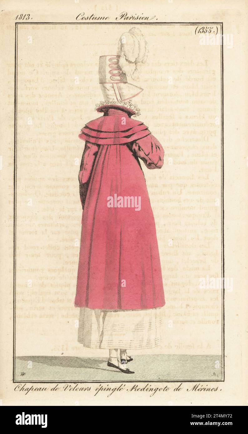 Woman with plumed hat hi-res stock photography and images - Alamy