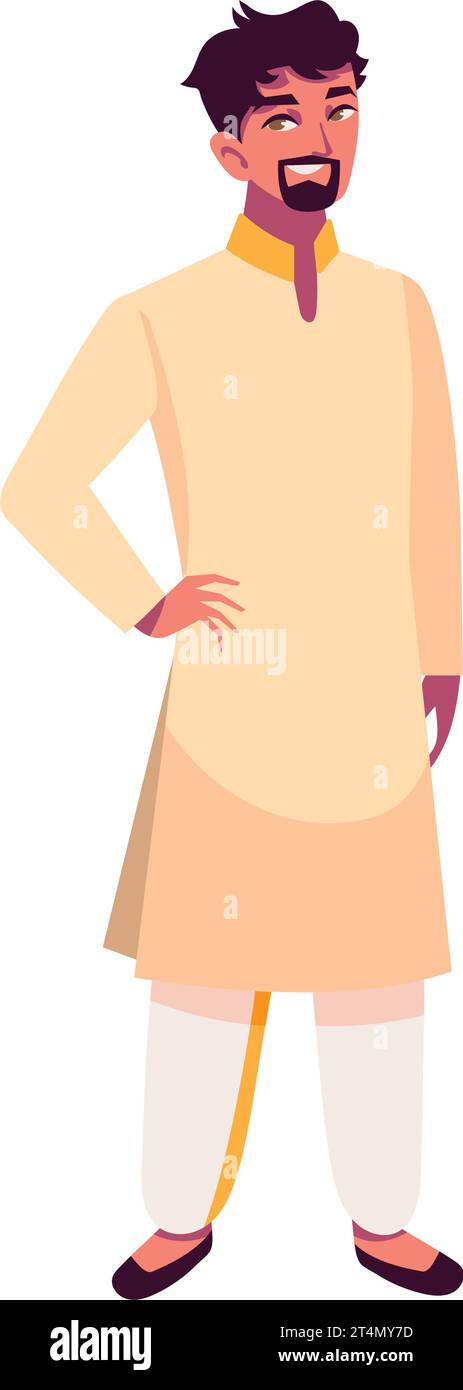 indian man character Stock Vector Image & Art - Alamy